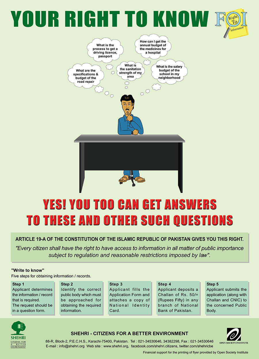 REPORTS | FOI - Freedom of Information [Every Citizen has the Right to ...